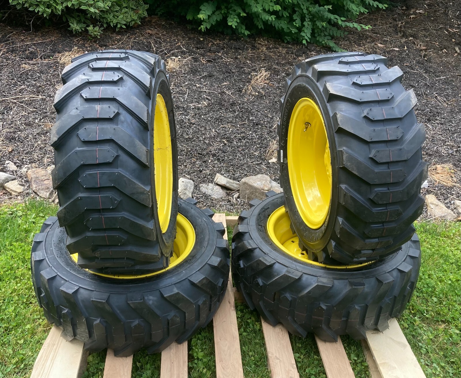 27X10.50-15 SKS-5 6 lug Skid Steer Tires/Rims -27X10.5-15 - for Bobcat ...