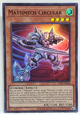 Yugioh Asian-English Mathmech Circular ALIN-AE094 Super Rare | eBay