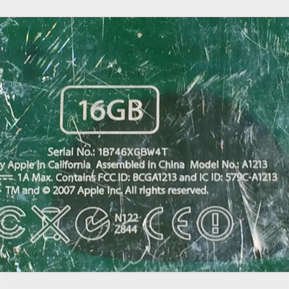 Apple iPod Touch A1213 Original 1st Generation Media Player 16GB Black ...