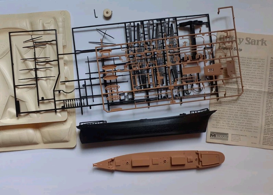 Monogram Cutty Sark Model Kit Clipper Ship | eBay