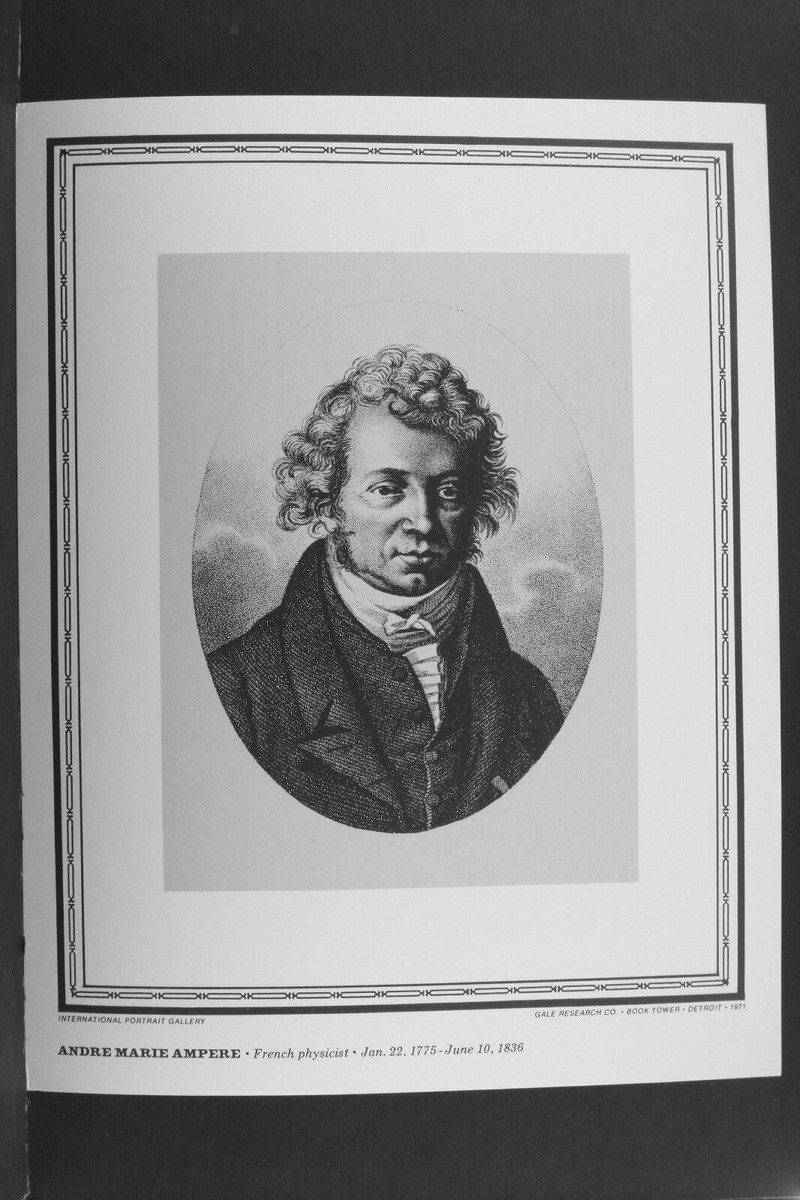 Andre Marie Ampere Drawing