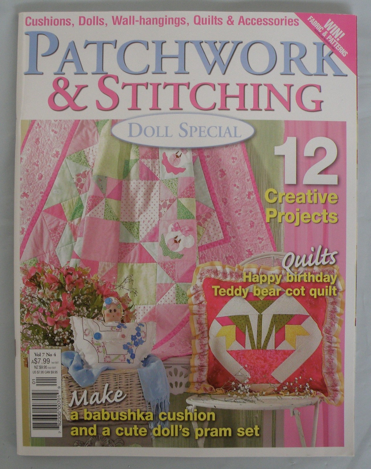 Patchwork & Stitching Magazine Vol 7 No 4 - Doll Special | eBay Australia