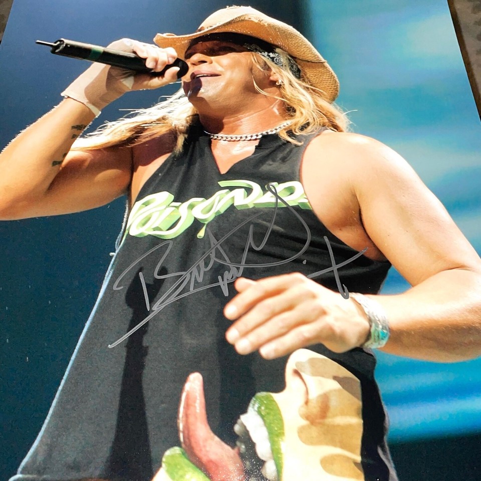 BRET MICHAELS signed autographed 16X20 PHOTO POISON BECKETT COA ...