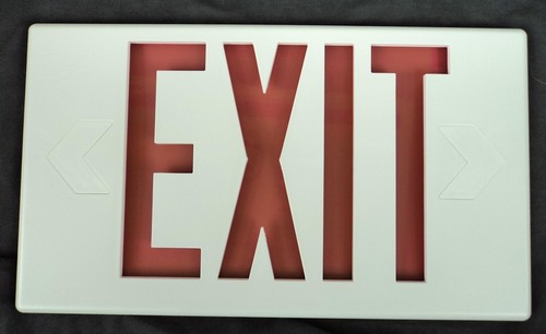 Cooper Lighting Sure-Lites Red/Green Exit Sign Face for LPX Series | eBay