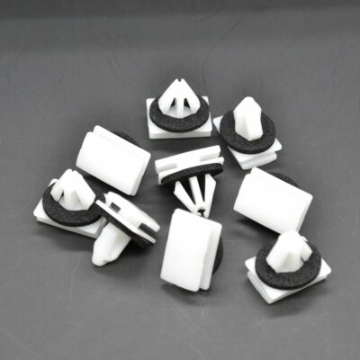 10pcs Exterior Rocker Moulding Clips Retainer Fastener Screws Nuts for ...