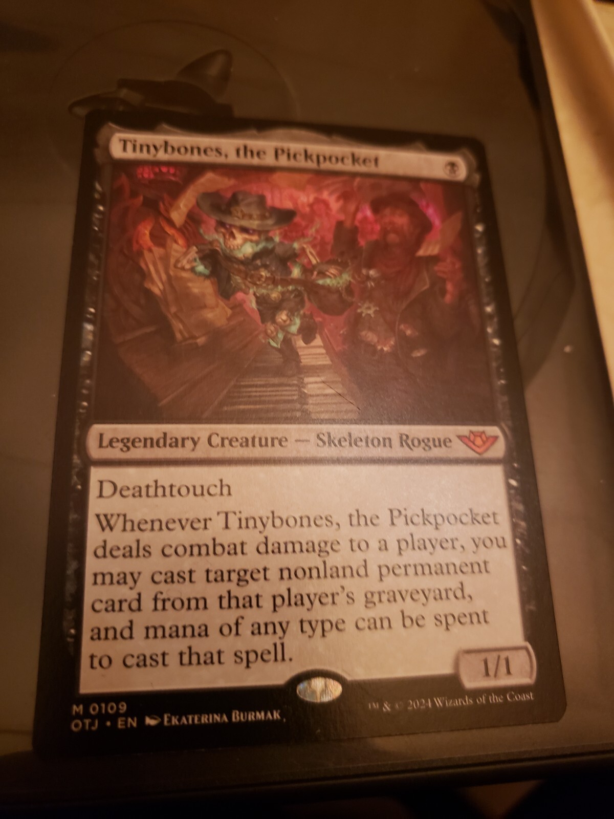 MTG OUTLAWS OF THUNDER JUNCTION TINYBONES, THE PICKPOCKET RARE | eBay