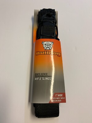 Bulldog 3 Point Rifle Sling 1" Tactical Black Quick Release Shotgun ...