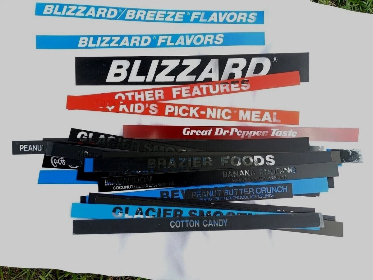 Dairy Queen Menu Board