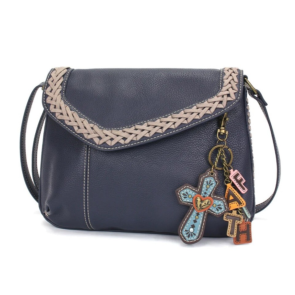 Chala Handbags Braided Boho Crossbody CROSS + FAITH Purse Shoulder Bag ...