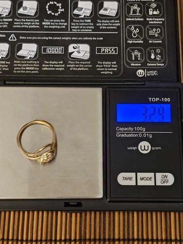 18k GE Yellow Gold Ring (Vintage) | eBay