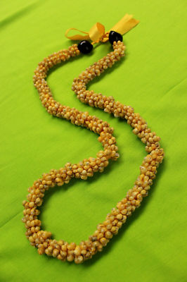 Hawaii Design Wedding / Graduation Mini Shell Lei Hula Jewelry Necklace ...