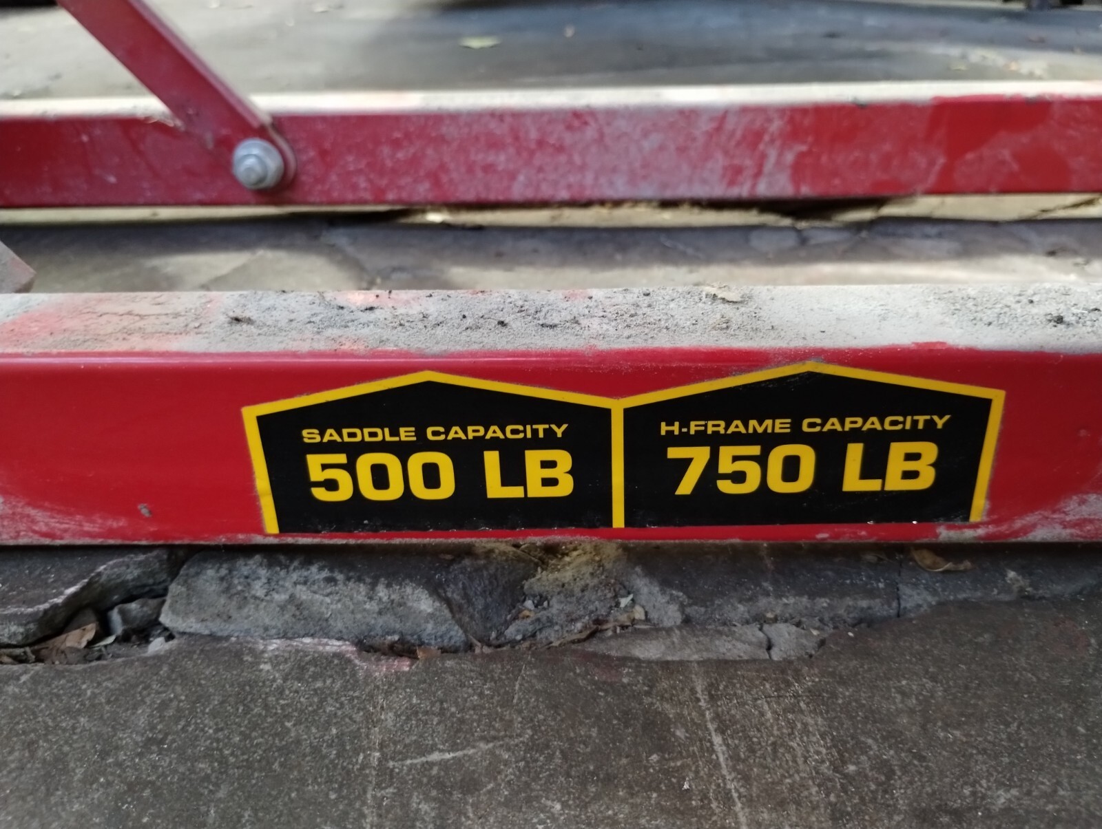 FISCHER 750 lb. Heavy Duty ATV/Mower High Lift Jack, RED | eBay