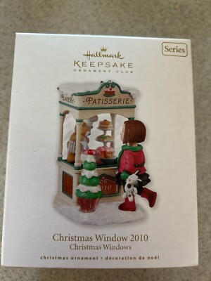 2010 Hallmark Christmas Window #8 n Series Ornament W/Box Cakes ...