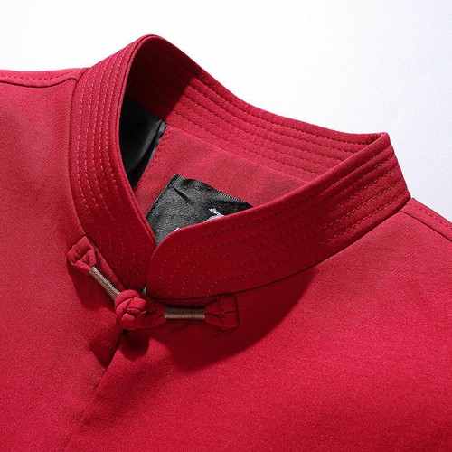 Mens Traditional Chinese Tang Suit Coat Jacket Casual Top Dragon ...