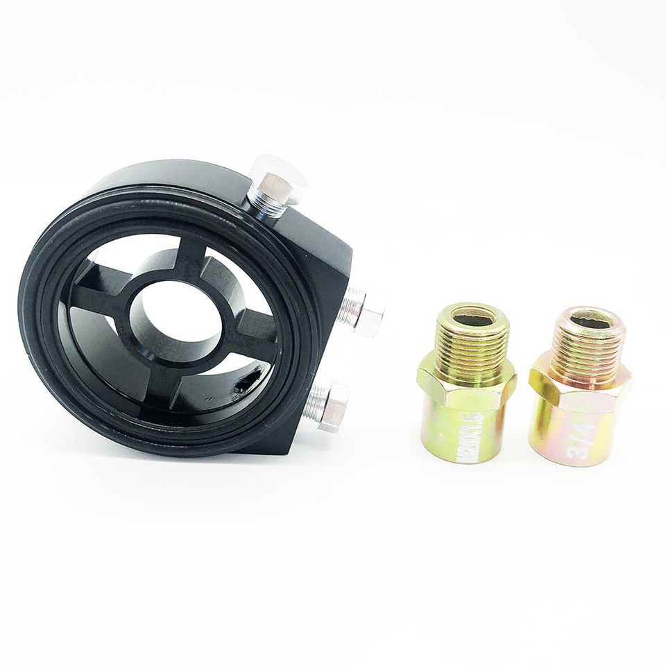 M20X1.5 Oil Filter Sandwich Adapter Oil Pressure Gauge Sensor 3/4-16 1/ ...