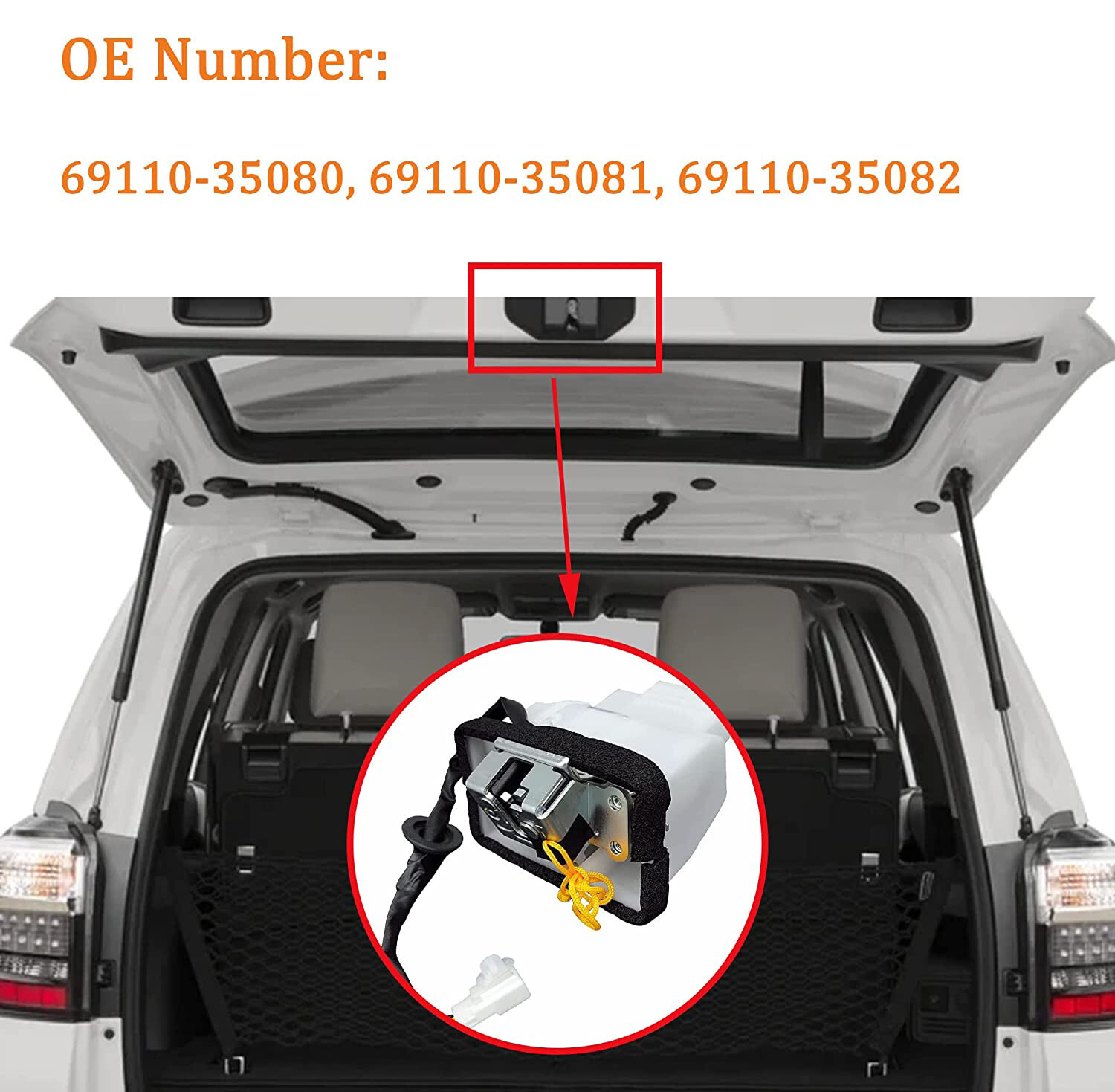 Lock Assembly for 2010-2022 Toyota 4Runner 69110-35110 69110-35082 ...