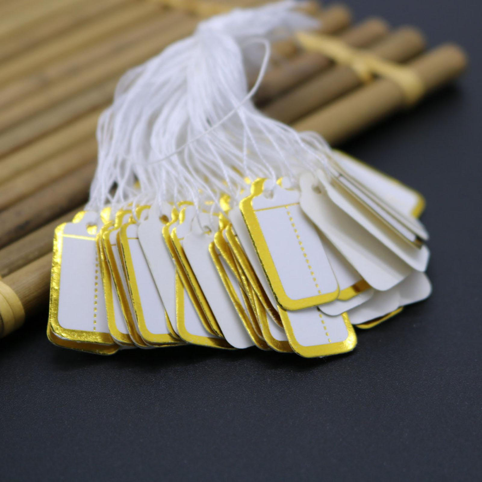 Merchandise Price Tags w/ String Retail Jewelry Strung Small Large | eBay