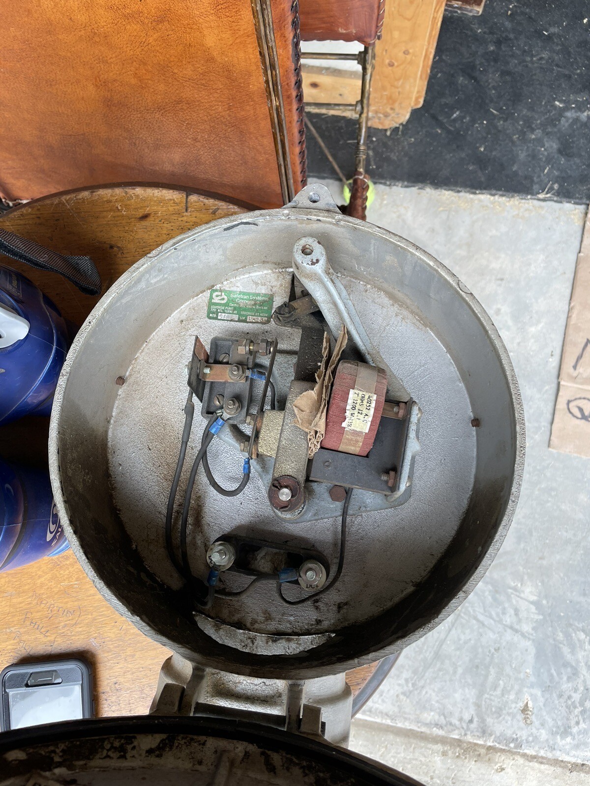 Vintage Safetran System Corp. - Crossing Gate Signal Bell Train Railway ...