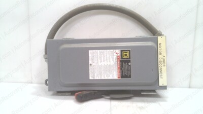 SQUARE D H361AWK, HEAVY DUTY SAFETY SWITCH ENCLOSURE #333841 | eBay