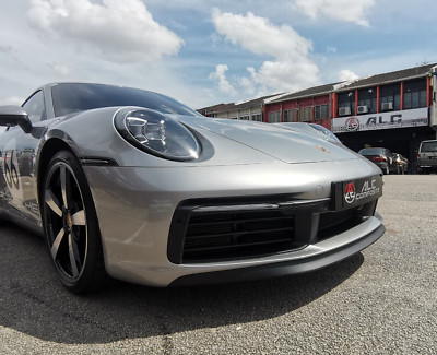 Fit For Porsche 911 992 SPASM Front Bumper Carbon Fiber Lower Sport ...