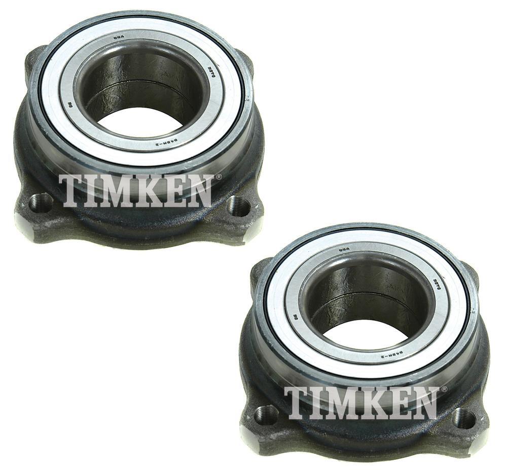 Timken Set of 2 Rear Wheel Bearings and Hubs For BMW E60 E61 F07 AWD | eBay