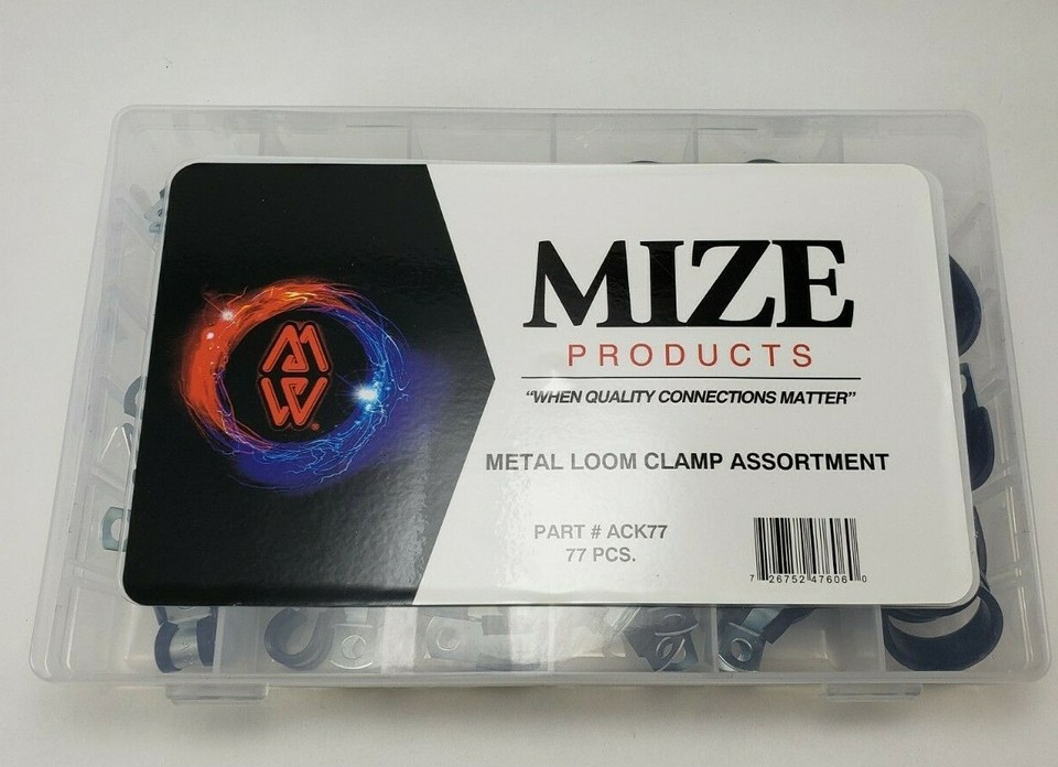 Mize Wire 77 Pc Metal Loom Clamp Assortment, ACK77 | eBay
