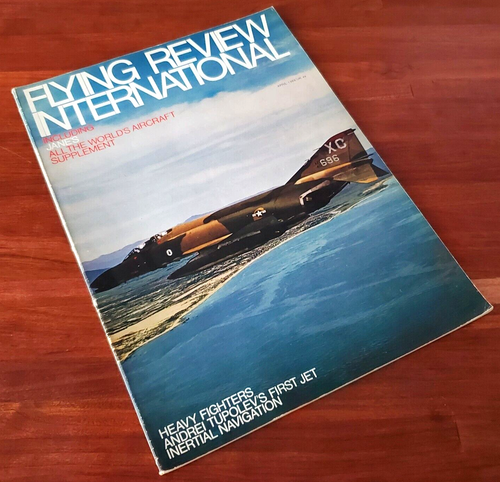 FLYING REVIEW INTERNATIONAL HEAVY FIGHTERS APRIL 1969 VINTAGE MAGAZINE ...