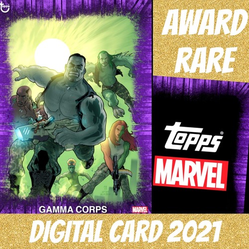 Topps Marvel Collect Gamma Corps Award Purple 2021 Digital Card | eBay
