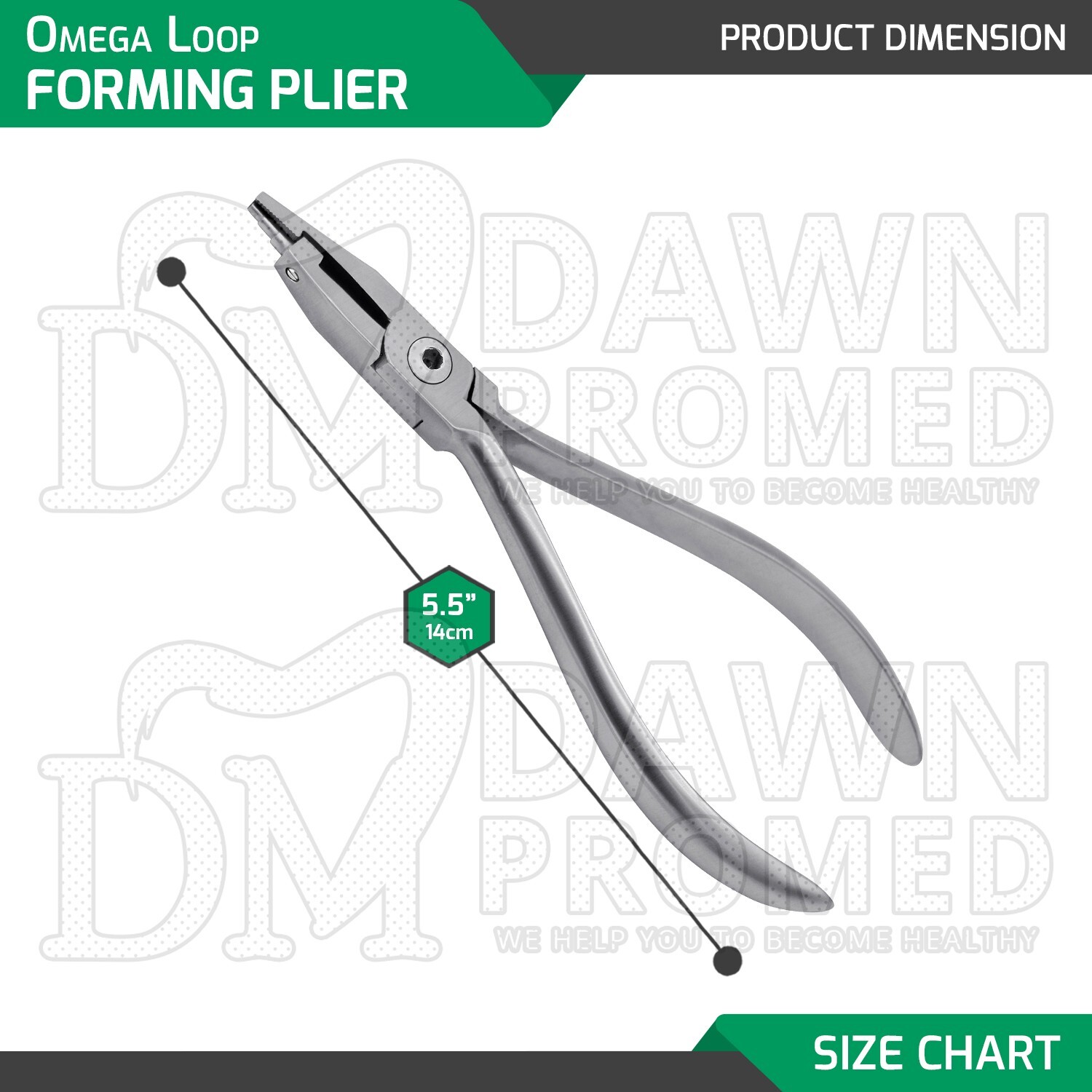 Orthodontic Wire Bending Omega Loop Forming Plier Dental Instrument ...