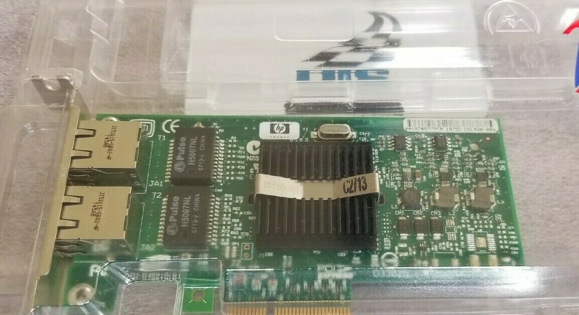 HP Nc360t 412651-001 Dual Port Gigabit PCIe Server Adapter Network Card 412646 for sale online ...
