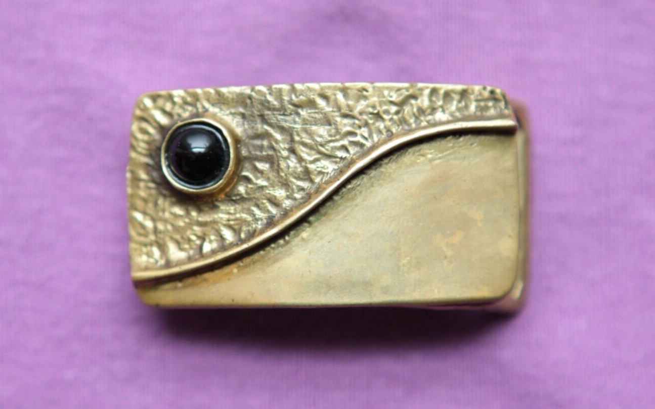 Vintage Artist Ivar Hyden 1979 Hand Made Solid Brass … - Gem