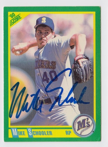 1990 SCORE MIKE SCHOOLER AUTO AUTOGRAPH SIGNED CARD #149 JSA STICKER | eBay