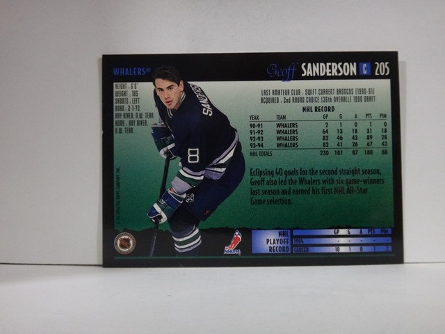 1994-95 O-Pee-Chee Premier - #205 Geoff Sanderson for sale online | eBay