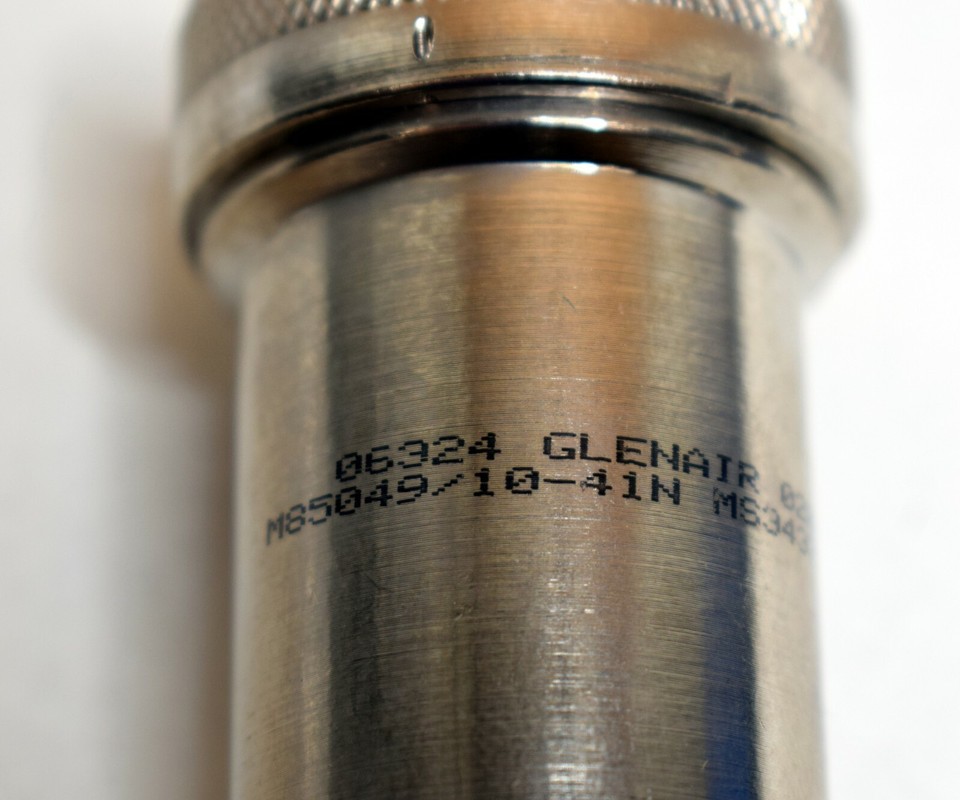 Glenair Circular MIL Spec Backshell M85049/10-41N MIL-DTL-5015, MIL-DTL ...