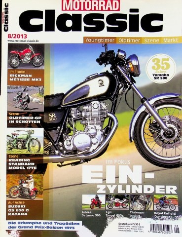 Motorrad Classic 08/2013 Rickman Metisse Mk III mit 45PS in einer ...
