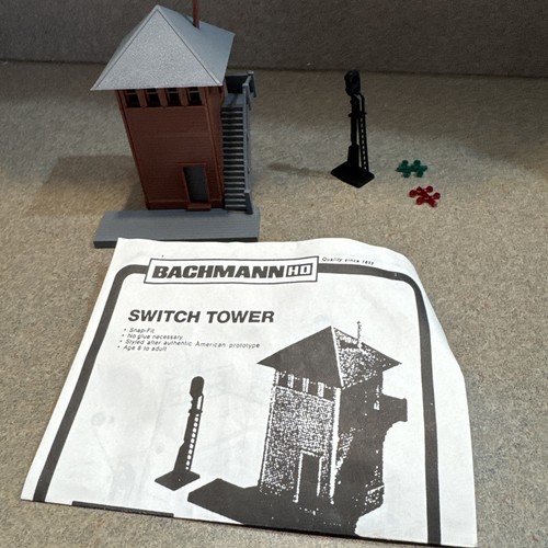 Bachmann Plasticville Switch Tower HO Scale Building Vintage | eBay