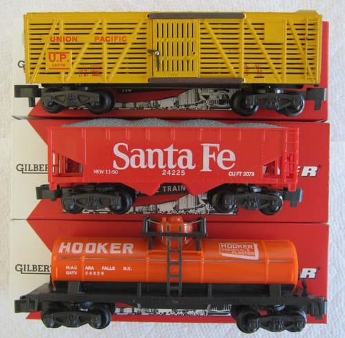 AMERICAN FLYER S 3ea. PikeMaster FREIGHT CARS, REPRO BOXES-VERY NICE! $14 SHIP! | eBay