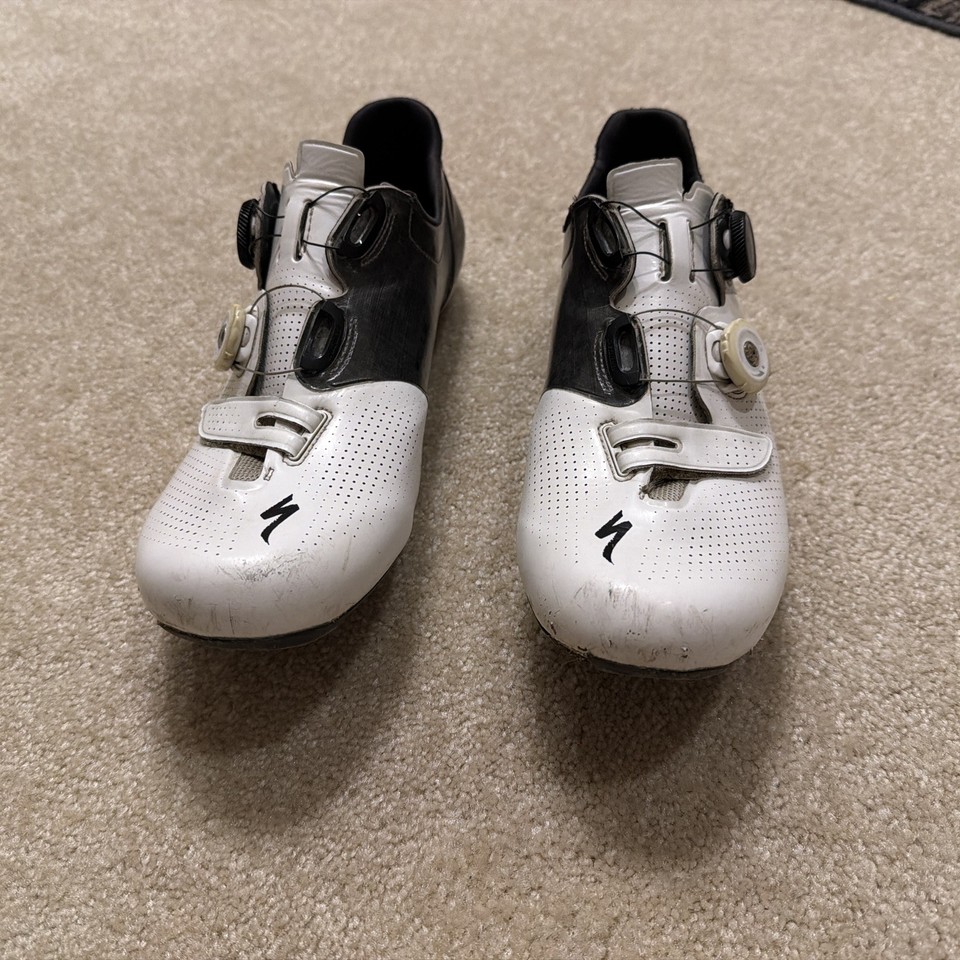Specialized S-Works Sub 6 Road Cycling Shoe White 2 BOA Size 44 | eBay
