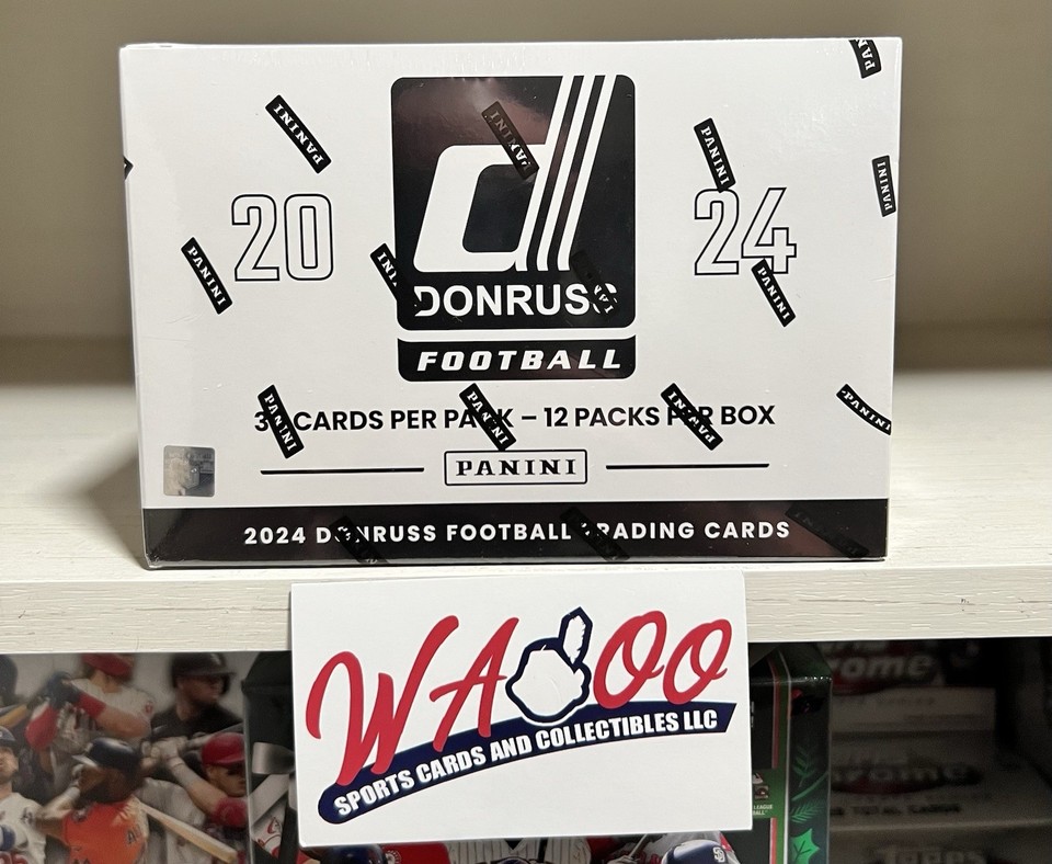 2024 Panini Donruss Football NFL Fat Pack Factory Sealed 12 Pack Card ...