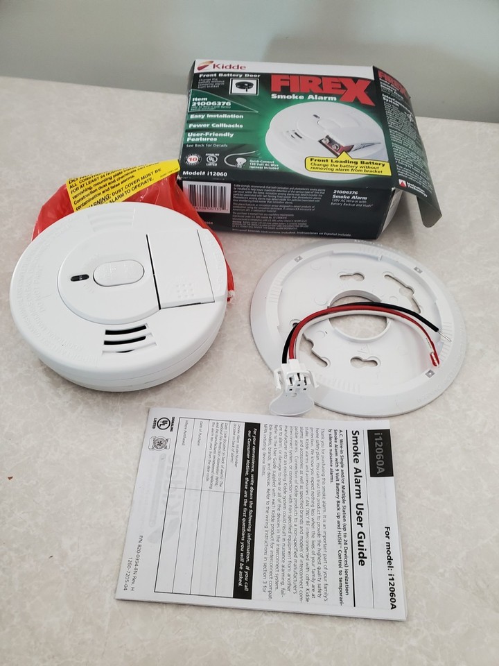 Kidde i12060 Wire-In Ionization Smoke Alarm with Battery Backup | eBay