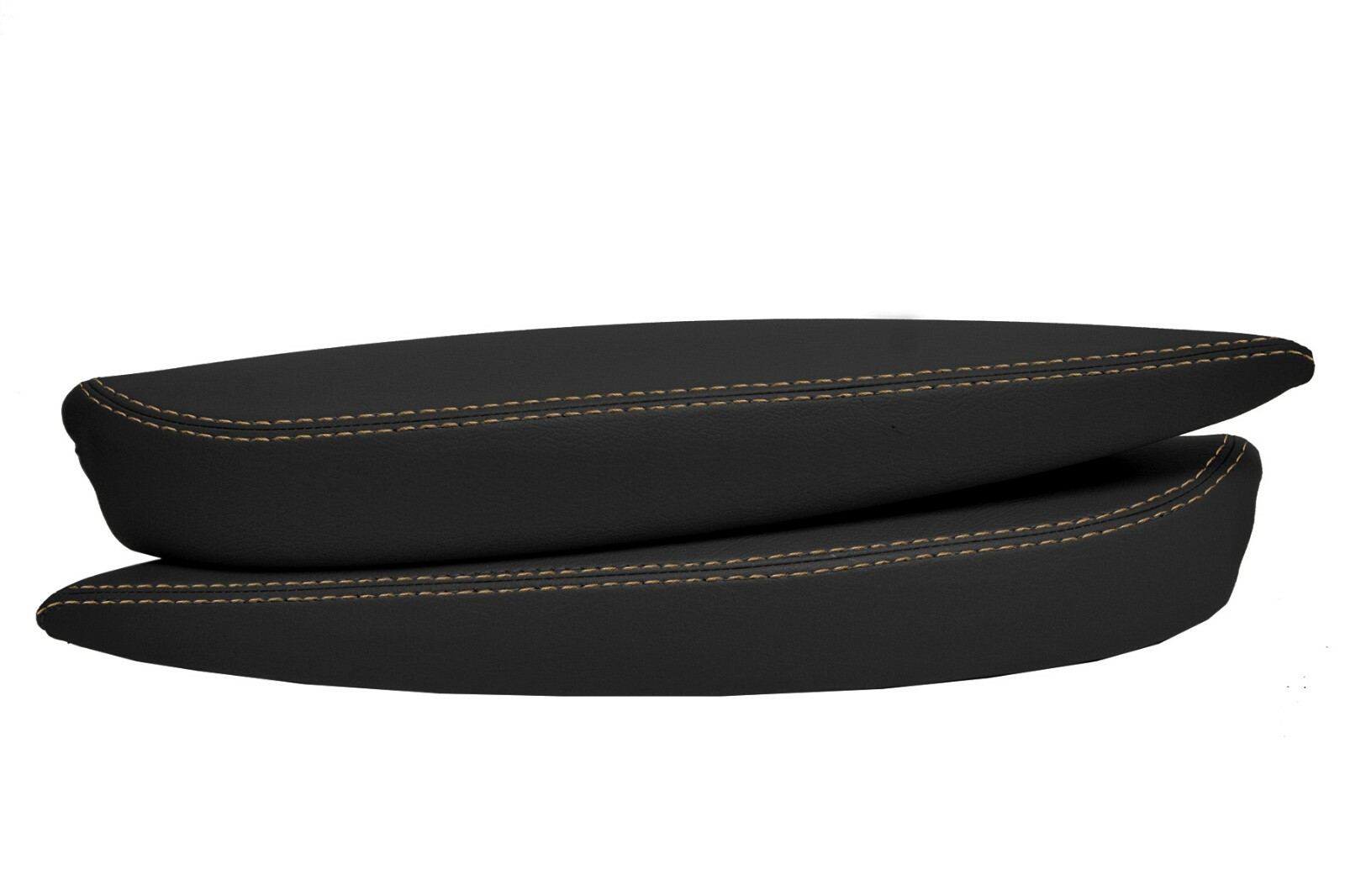 Fits 2007-2015 Mini Cooper R55 Leather Armrest Door Panel Cover Beige ...