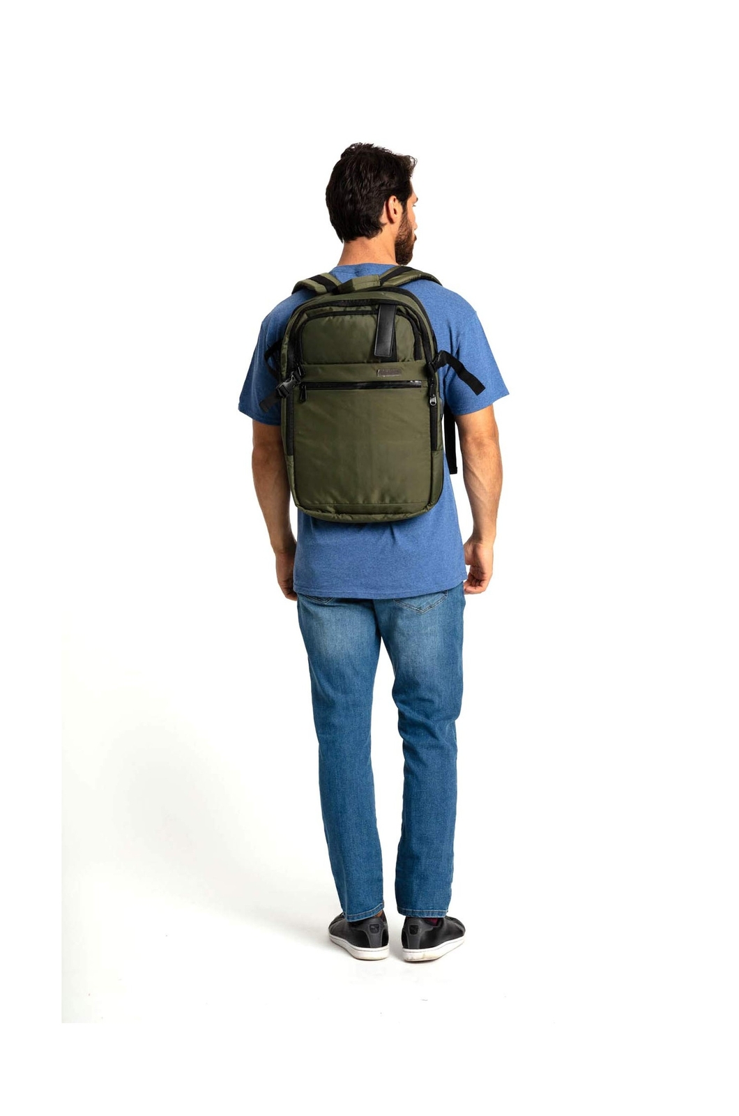 Duchamp Getaway Expandable Carry-On Backpack Suitcase Olive for sale ...