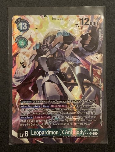 Leopardmon X-Antibody | EX5-043 SR | Alt Art | Animal Colosseum ...