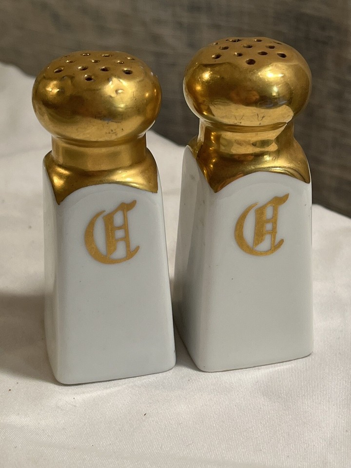 Vintage Gold Trimmed JHR Bavaria Salt & Pepper Shakers | eBay