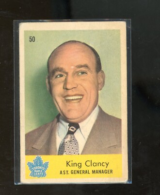 1959-60 Parkhurst #50 King Clancy Hockey card AB-9340 | eBay