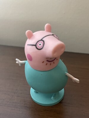Hasbro Just Play Peppa Pig 2.5In Daddy Pig Figure. New In Sealed Pack ...