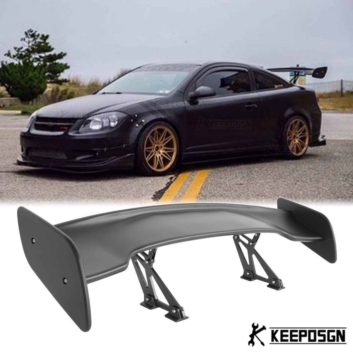 For Chevrolet Cobalt SS 46" High Stand Rear Trunk Spoiler Racing GT ...