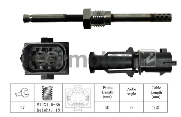 Exhaust Temperature Sensor fits CHEVROLET AVEO T300 1.3D 11 to 15 ...