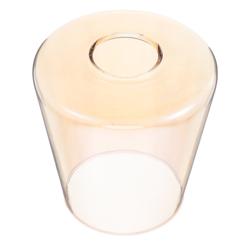 Wall Light Cover Replacement Glass Lamp Shades Amber Cylinder Lampshade ...