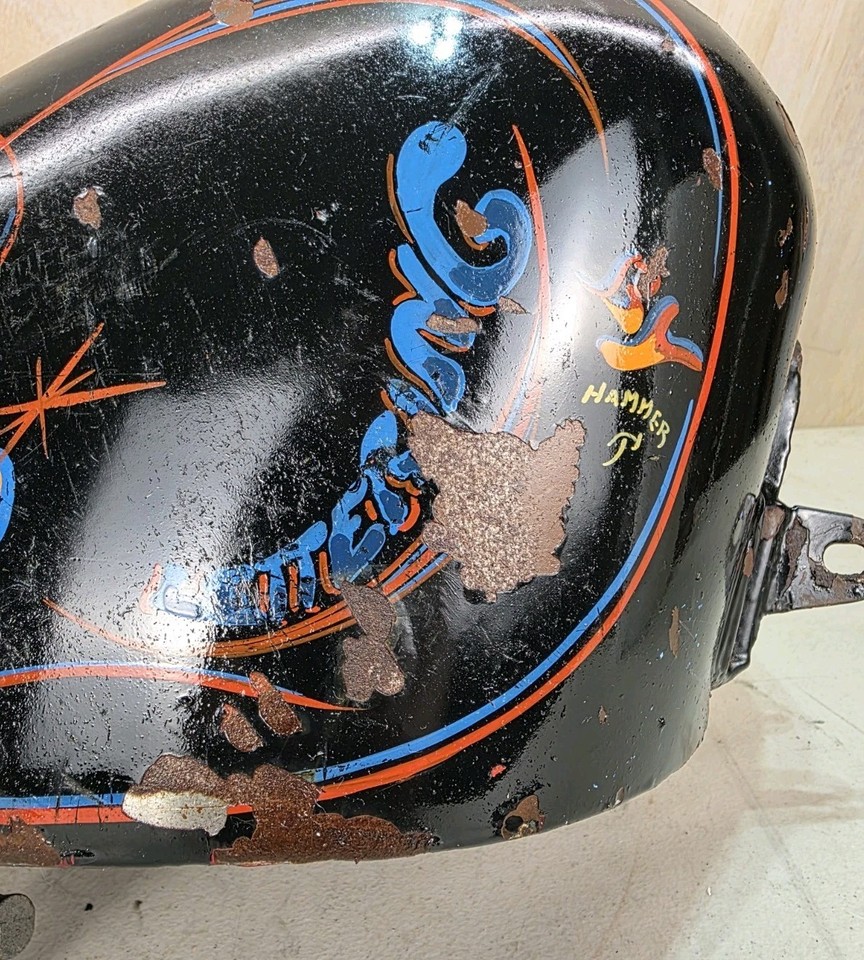 Harley Vintage Chopper Gas Tank Peanut Tank Panhead Knucklehead ...